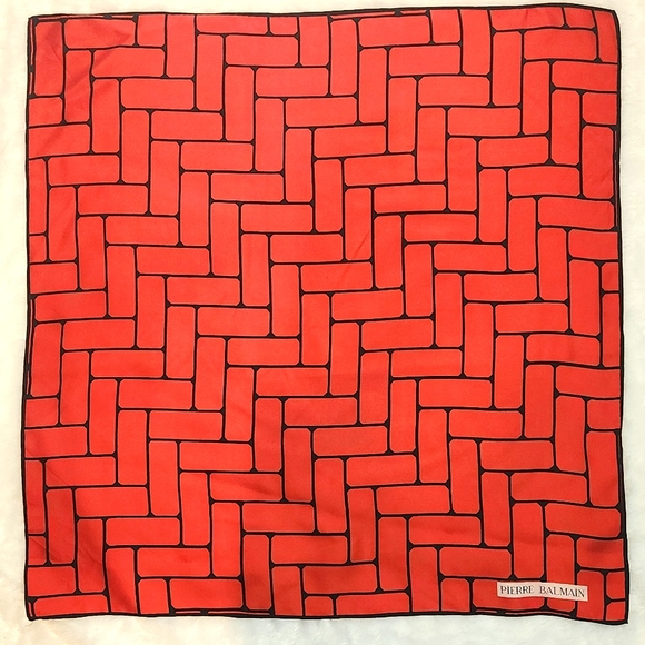 Pierre Balmain | Accessories | Vintage Pierre Balmain Silk Scarf | Poshmark